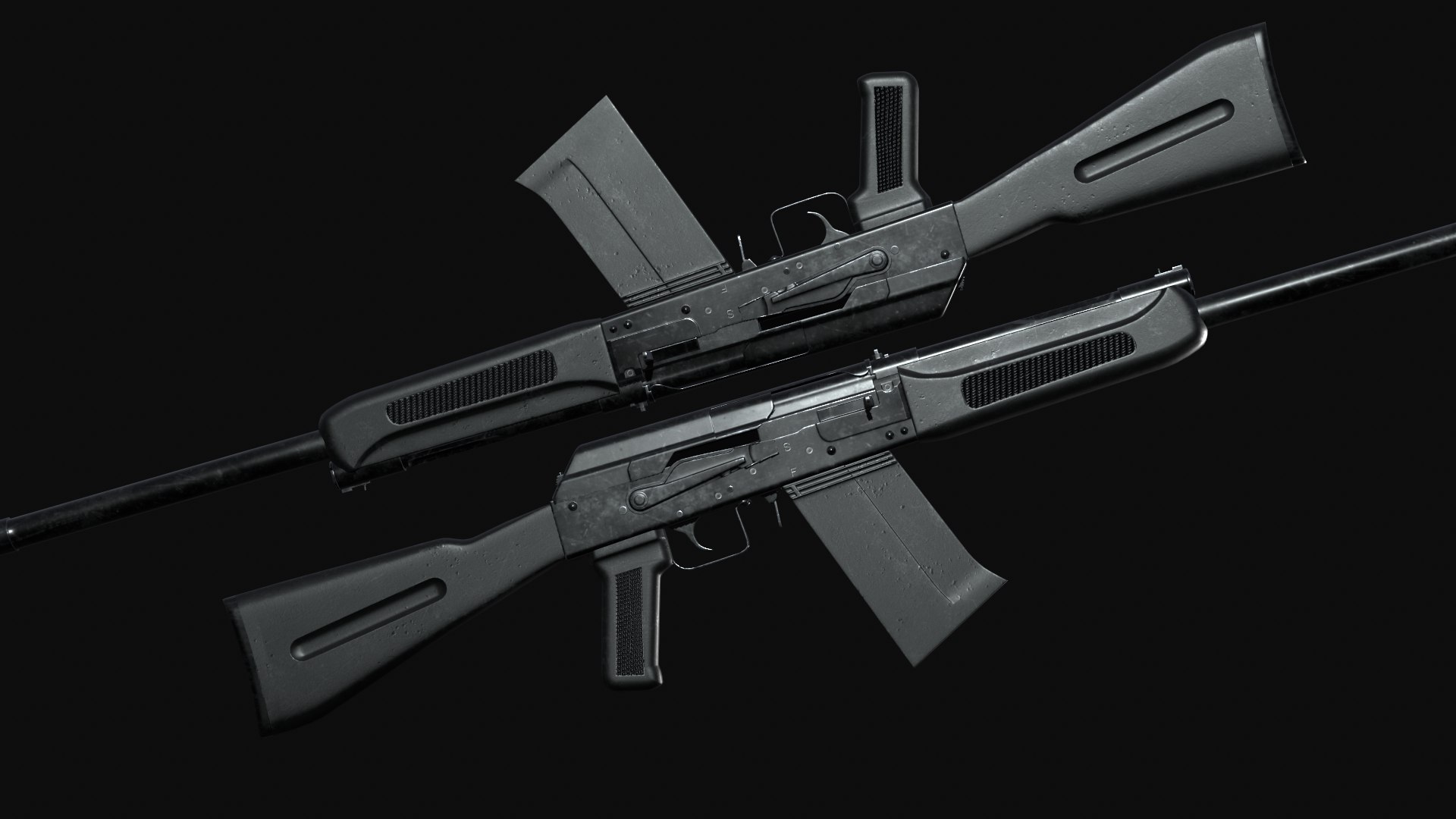 3D Model SAIGA 12 Shotgun Model - TurboSquid 1888945