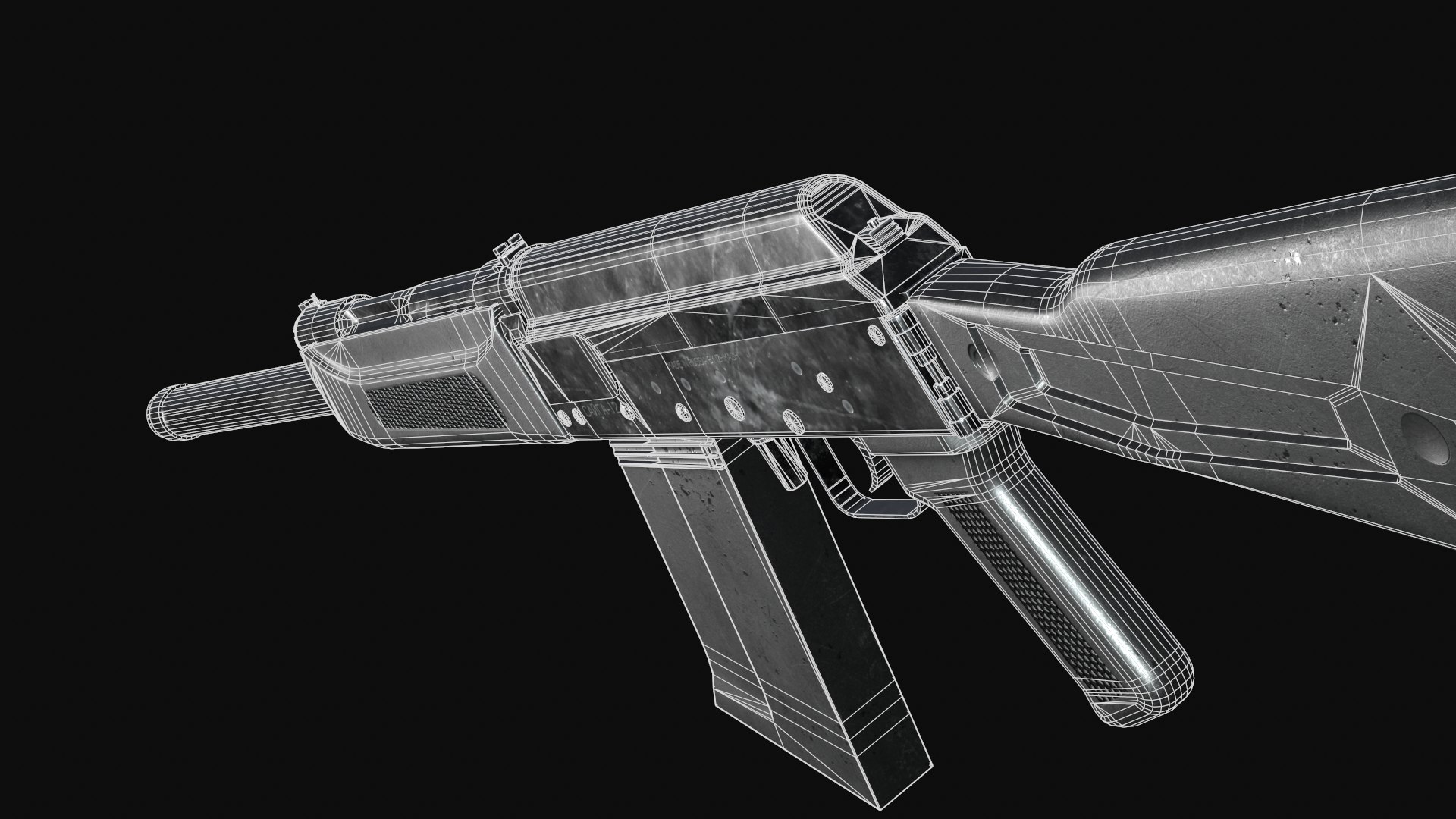 3D Model SAIGA 12 Shotgun Model - TurboSquid 1888945