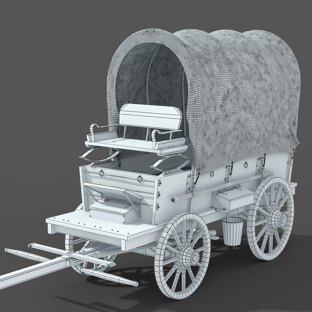 Wagon Vehicle Transportation 3D Model - TurboSquid 1523688