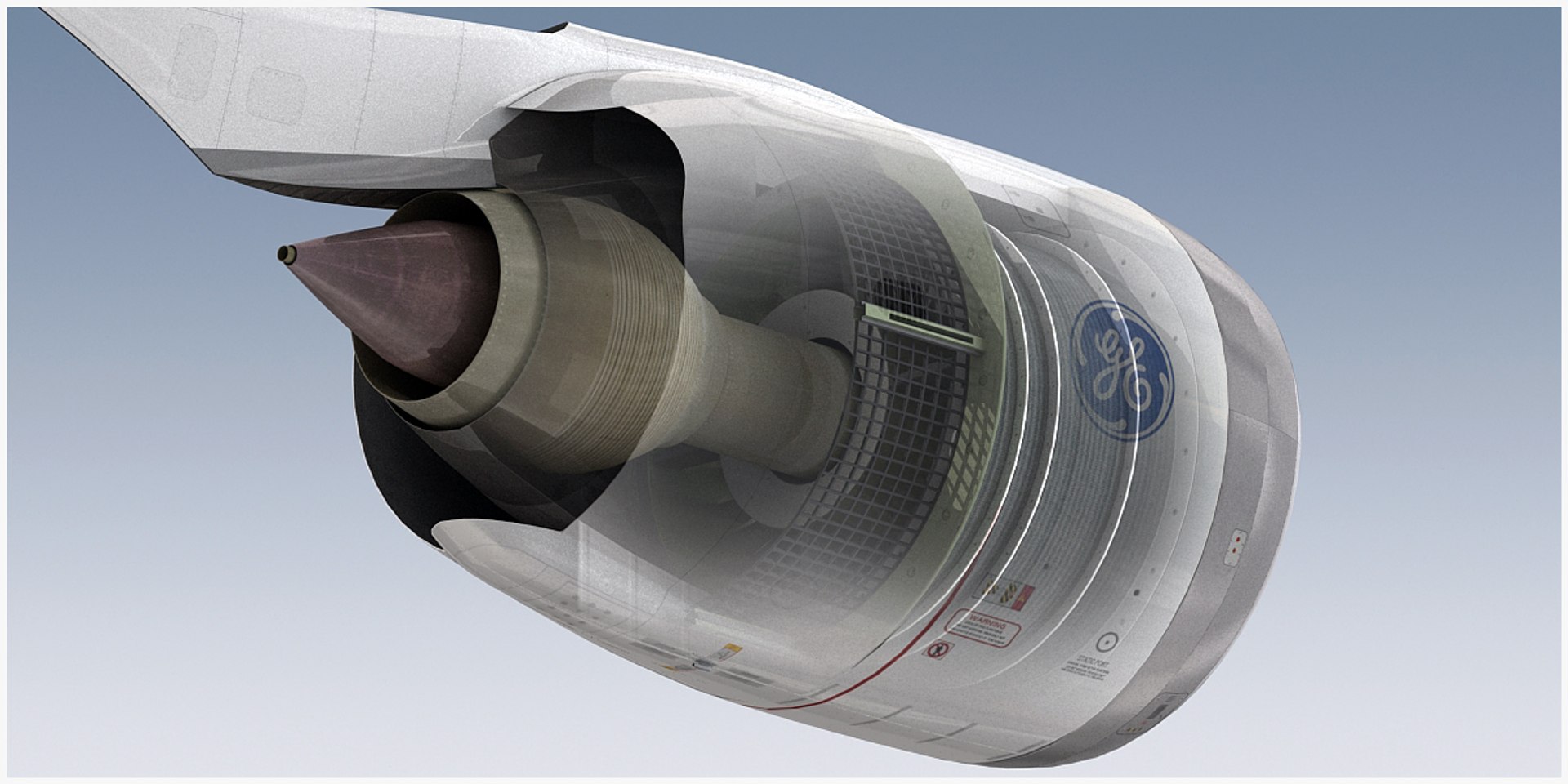 Ge9x Jet Engine 3D Model - TurboSquid 1485255