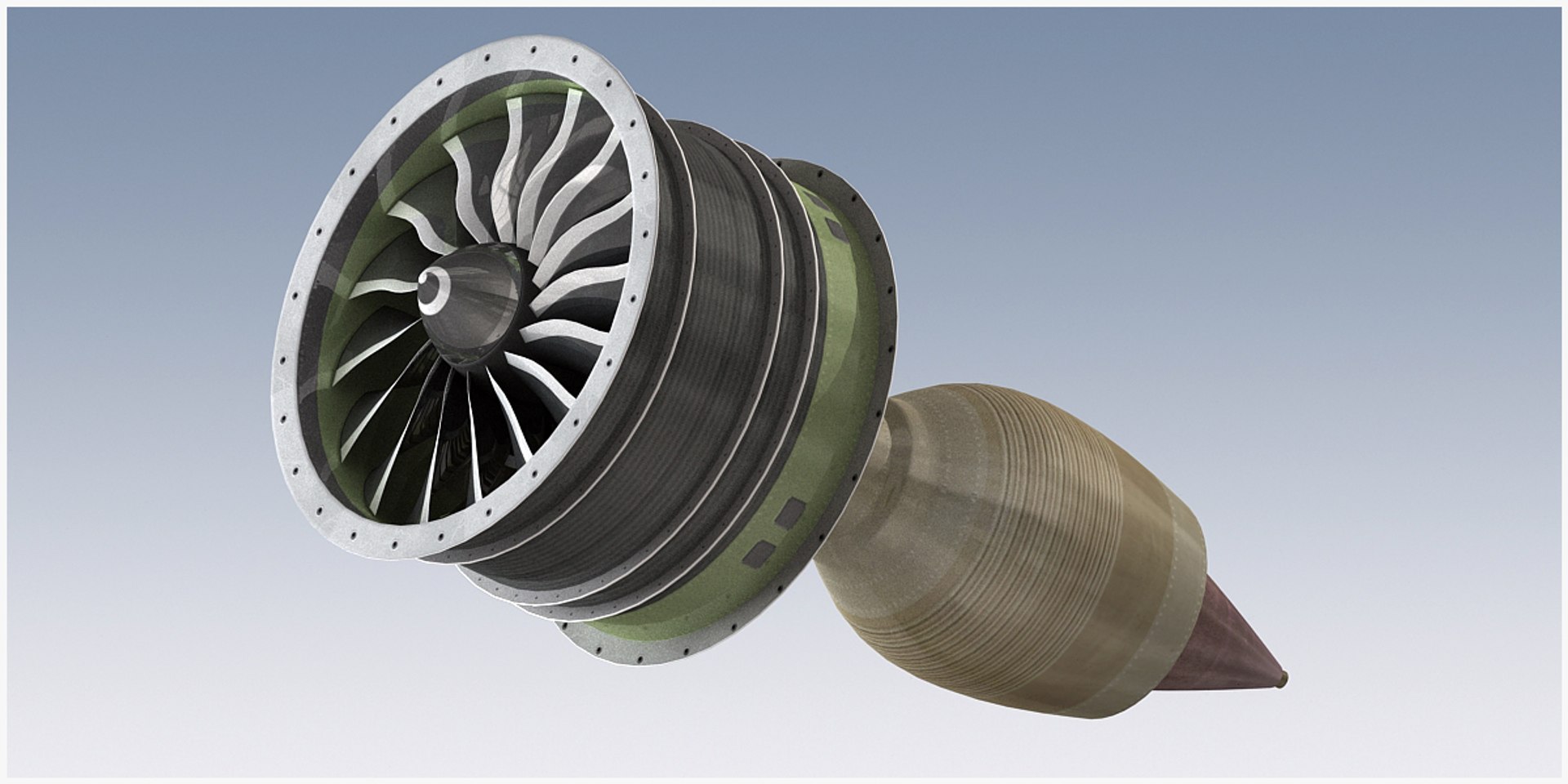 Ge9x Jet Engine 3D Model - TurboSquid 1485255