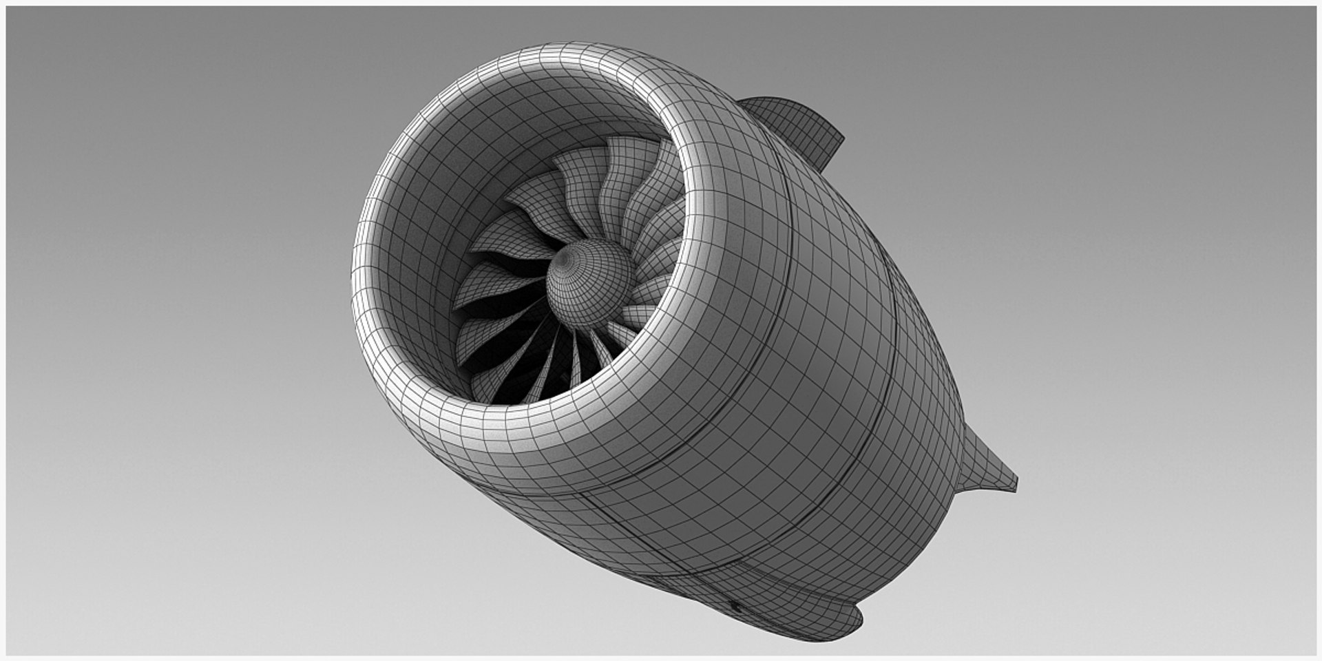 Ge9x Jet Engine 3D Model - TurboSquid 1485255