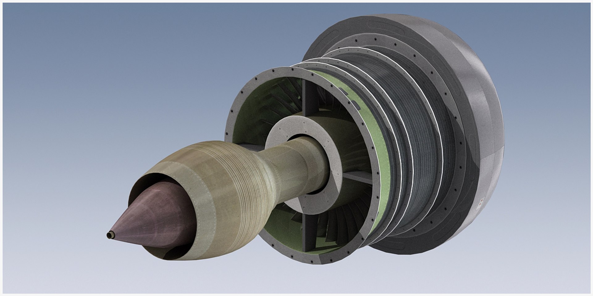 Ge9x Jet Engine 3D Model - TurboSquid 1485255