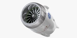 3d cfm56 jet engine