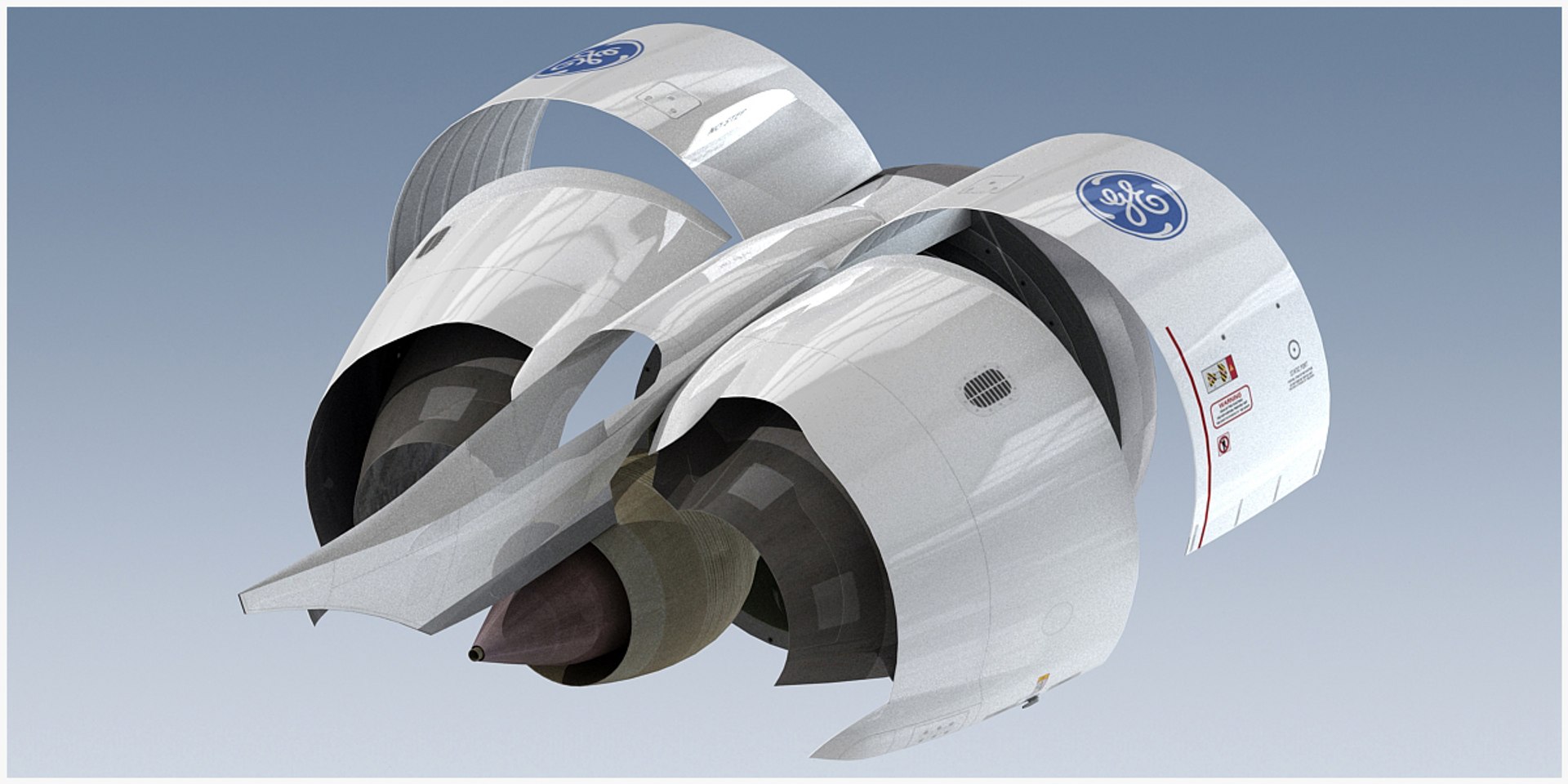 Ge9x Jet Engine 3D Model - TurboSquid 1485255