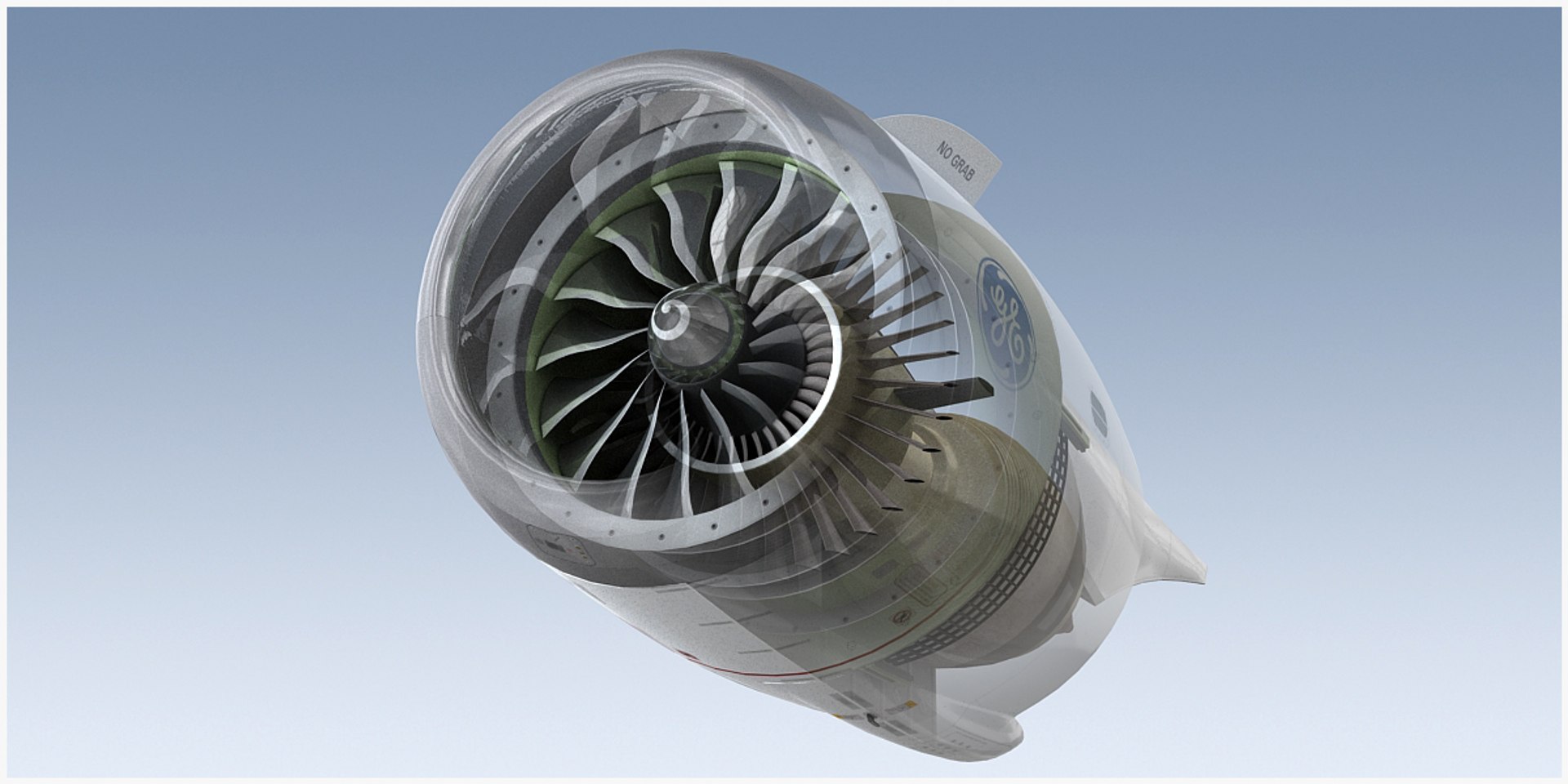 Ge9x Jet Engine 3D Model - TurboSquid 1485255