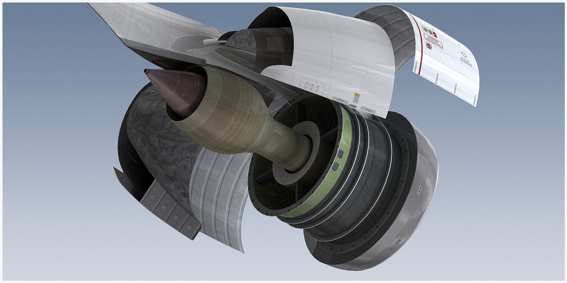 Ge9x Jet Engine 3D Model - TurboSquid 1485255