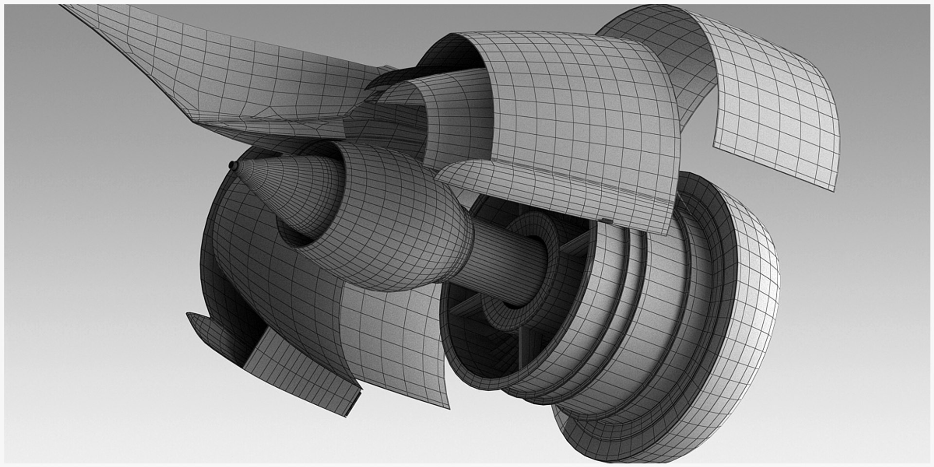 Ge9x Jet Engine 3D Model - TurboSquid 1485255