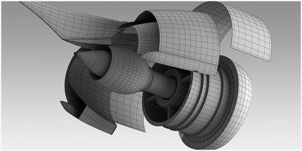 Ge9x jet engine 3D model - TurboSquid 1485255