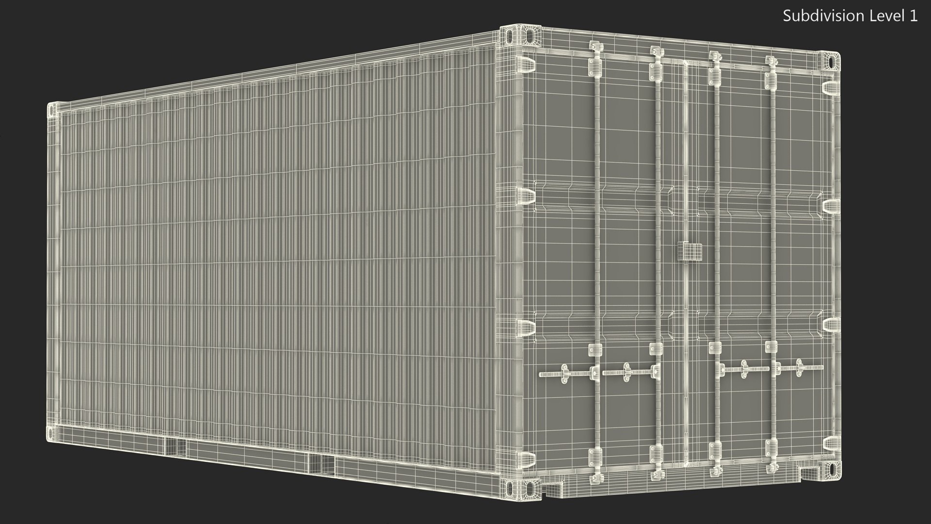 Marine Cargo Container 20ft Red 3D - TurboSquid 2406408