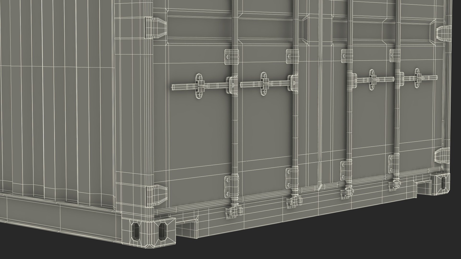 Marine Cargo Container 20ft Red 3D - TurboSquid 2406408