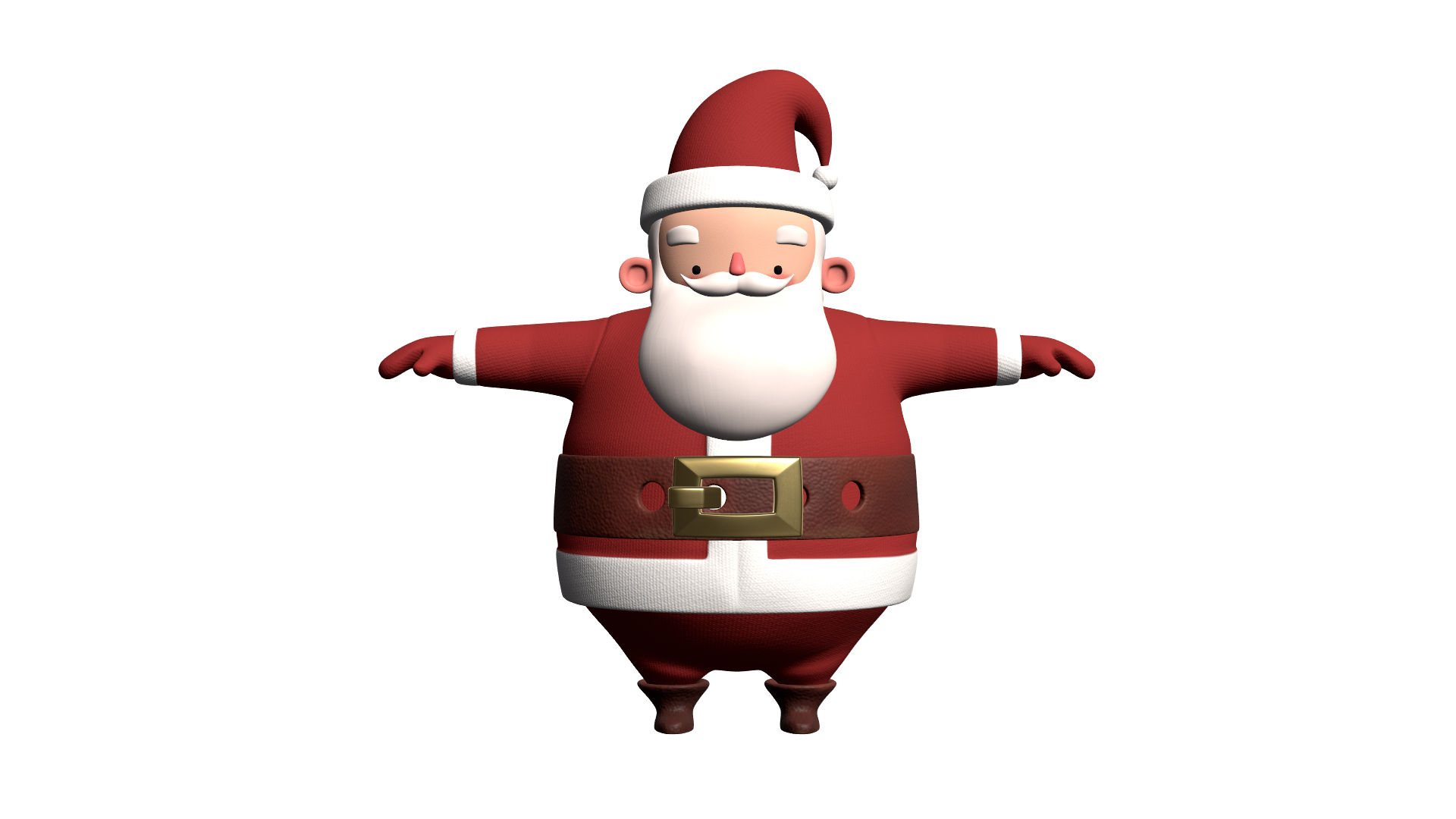 Stylized Santa Claus 3D - TurboSquid 2493570