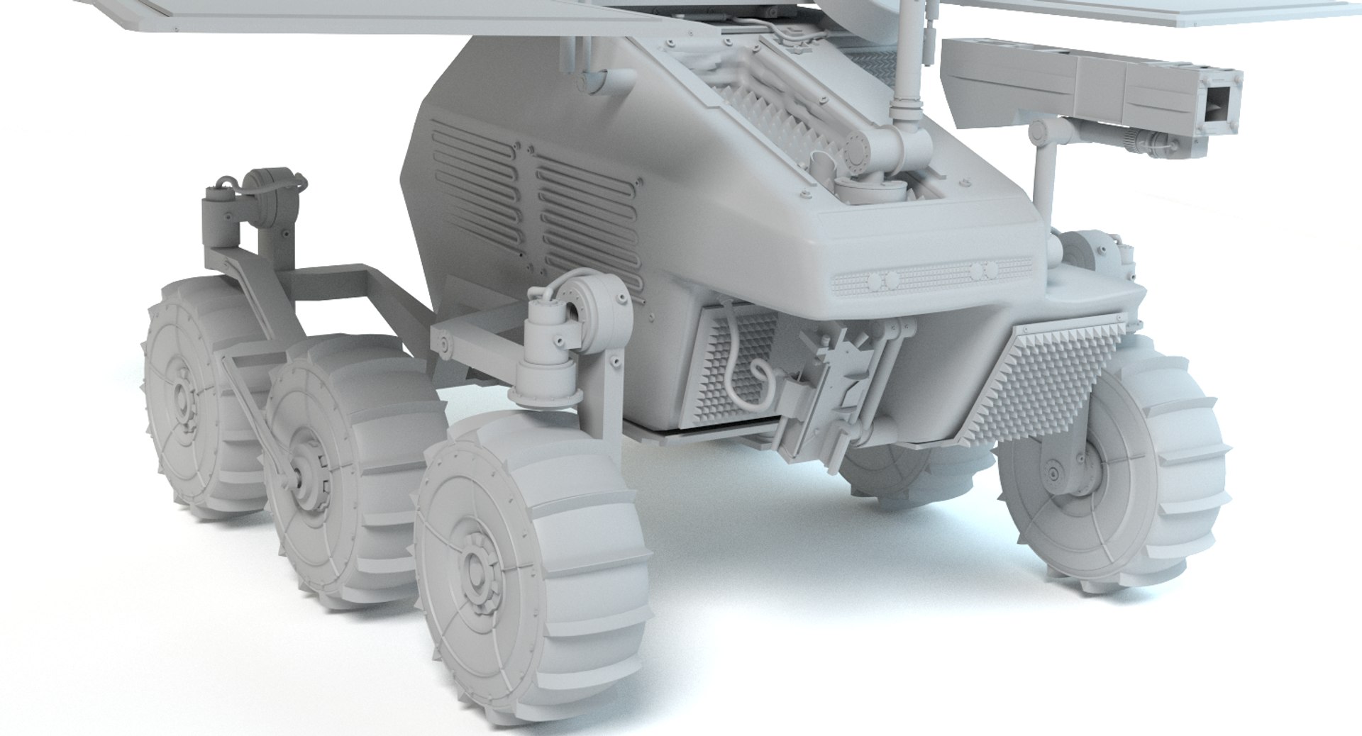Mars Rover 3d Model