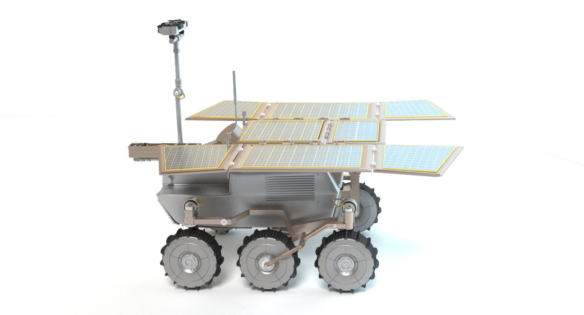 Mars Rover 3d Model
