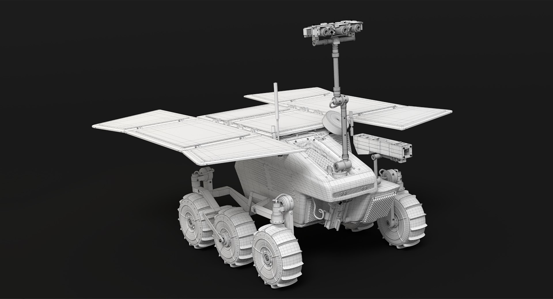 Mars Rover 3d Model