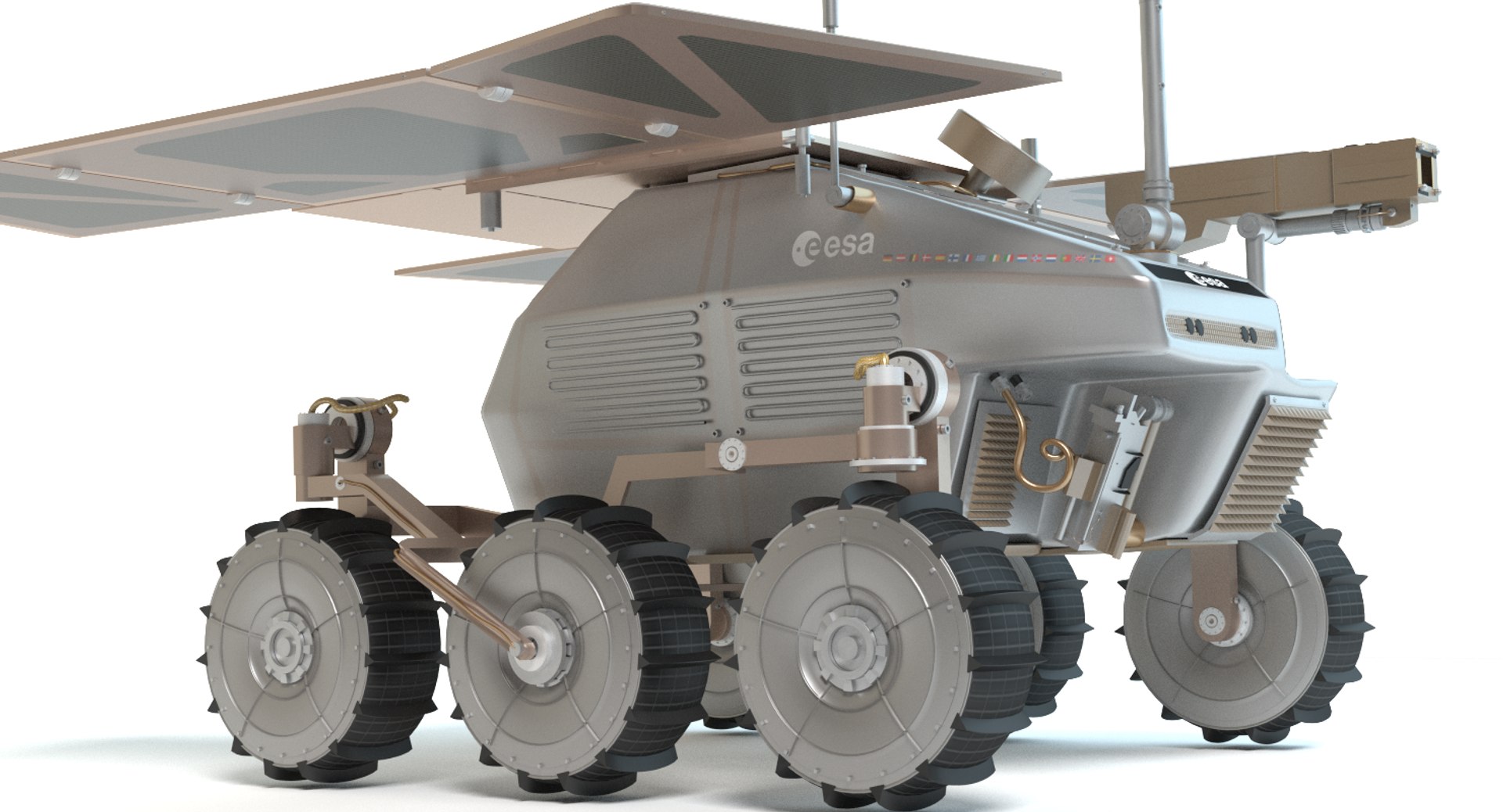 Mars Rover 3d Model