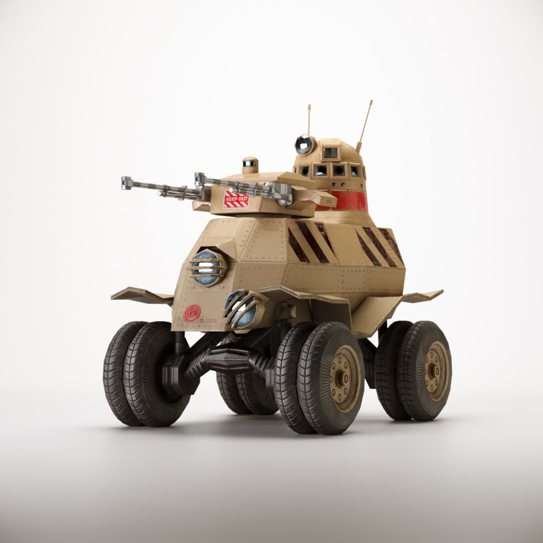 Military drone fallout 3D model - TurboSquid 1516565