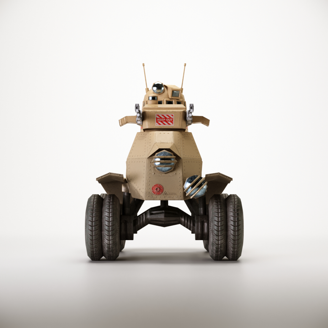 Military drone fallout 3D model - TurboSquid 1516565