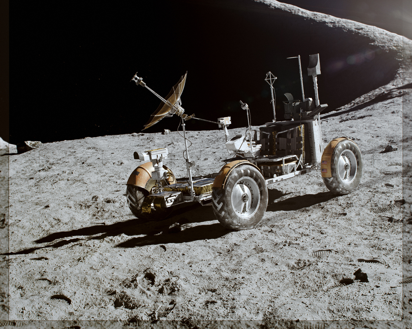 3D space rover moon ground - TurboSquid 1602970