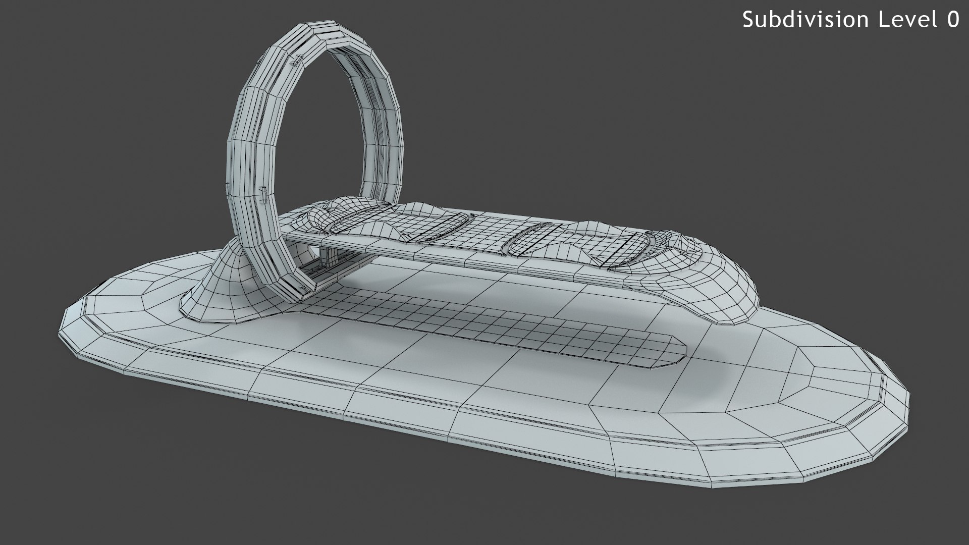 3D Sci-fi Futuristic Medical Table - TurboSquid 1614318