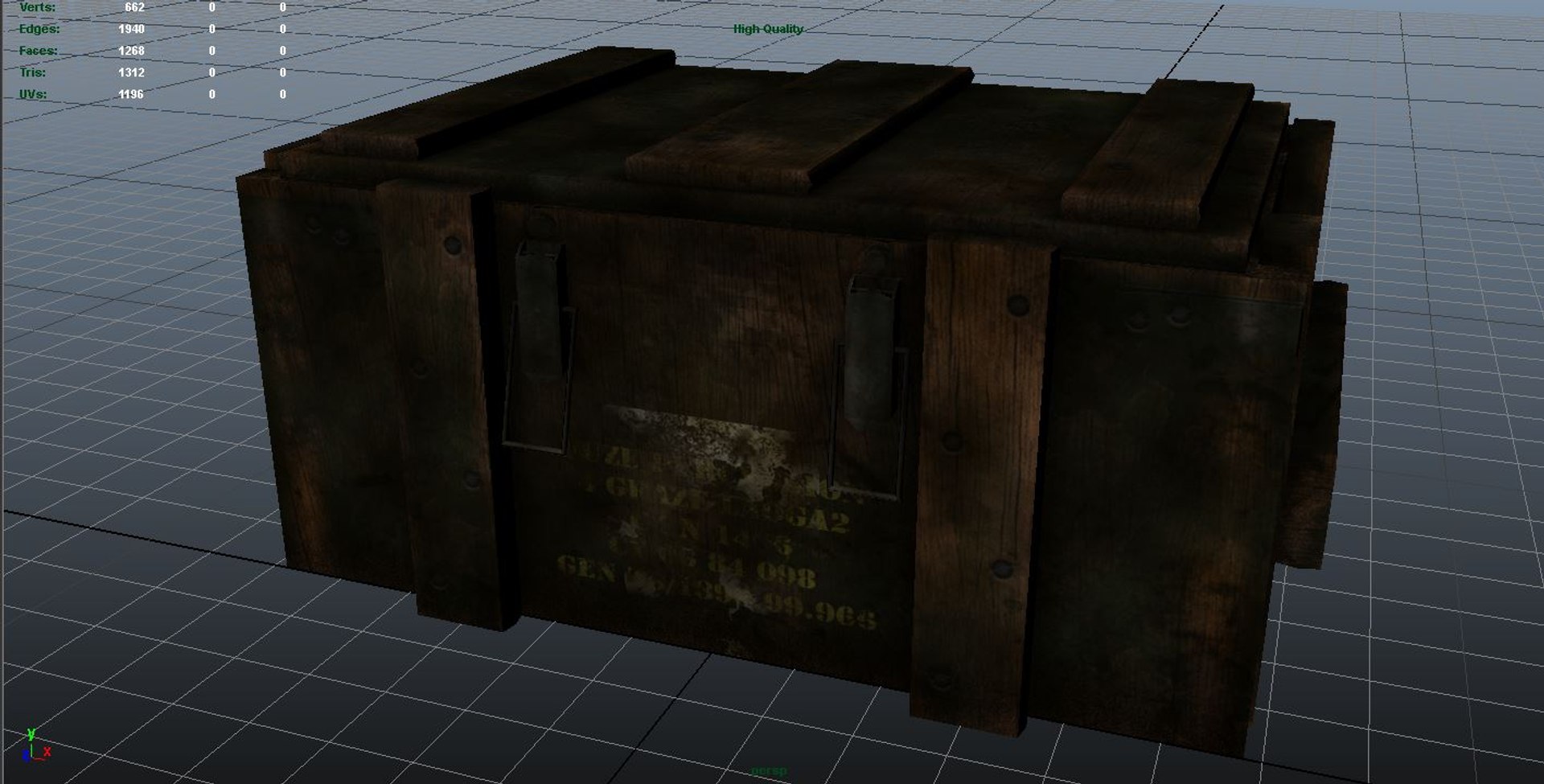 World war 2 crate 3D model - TurboSquid 1222571