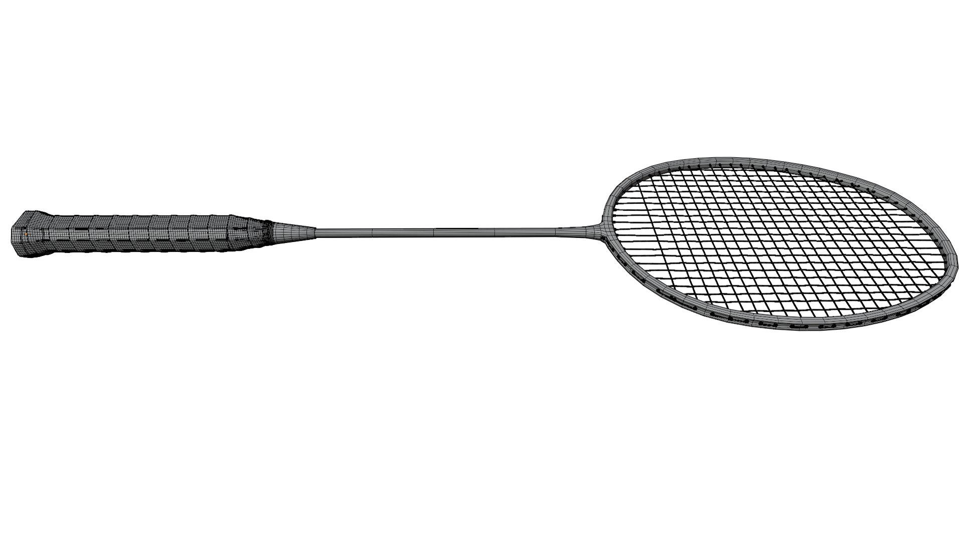 Badminton Racket 3D Model - TurboSquid 2330028