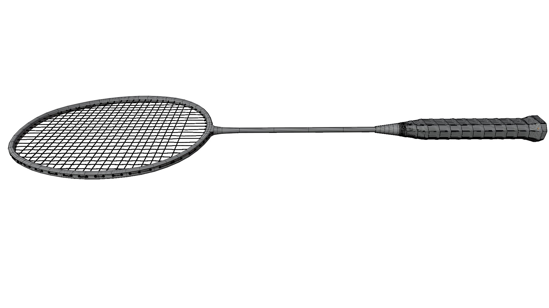 Badminton Racket 3D Model - TurboSquid 2330028