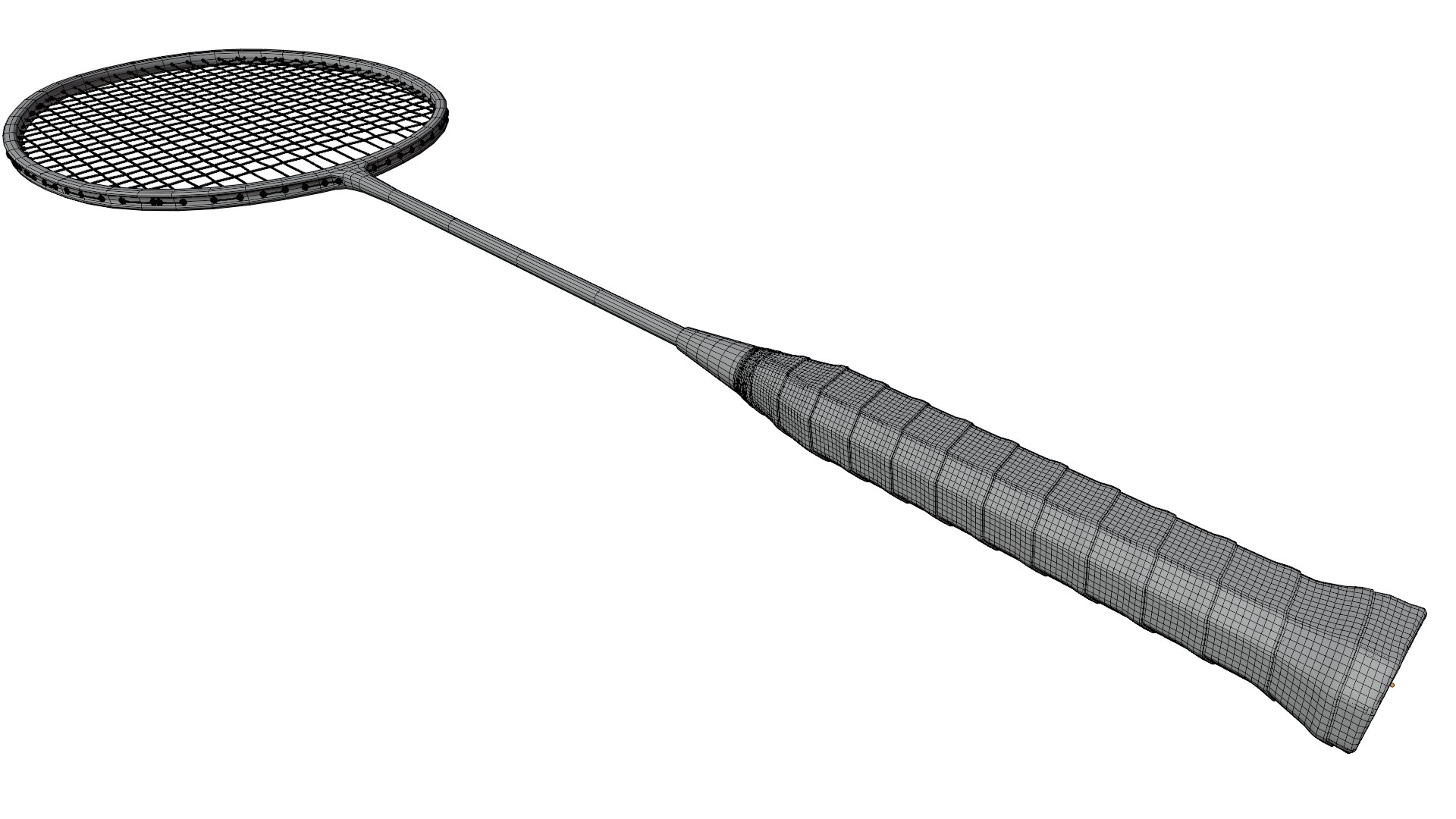 Badminton Racket 3D Model - TurboSquid 2330028