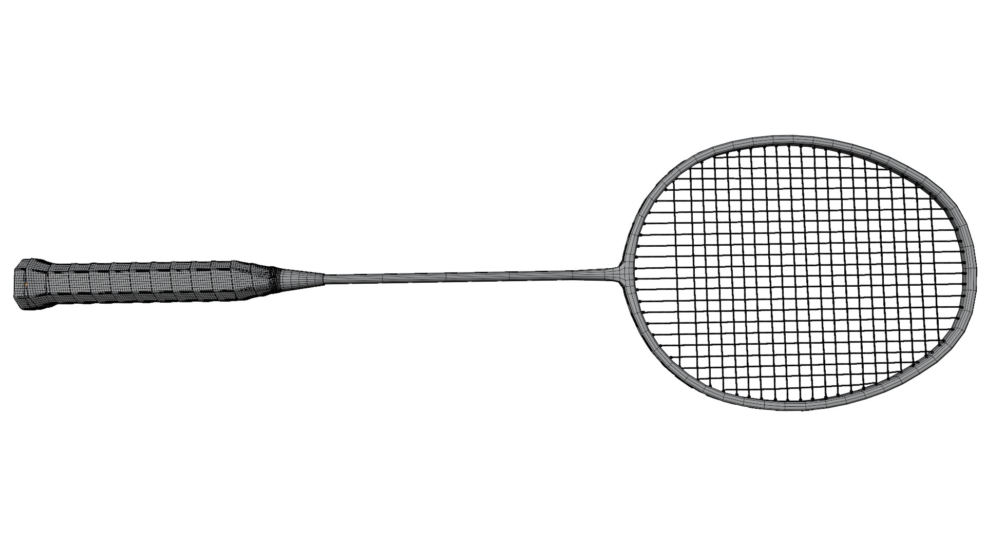 Badminton Racket 3D Model - TurboSquid 2330028