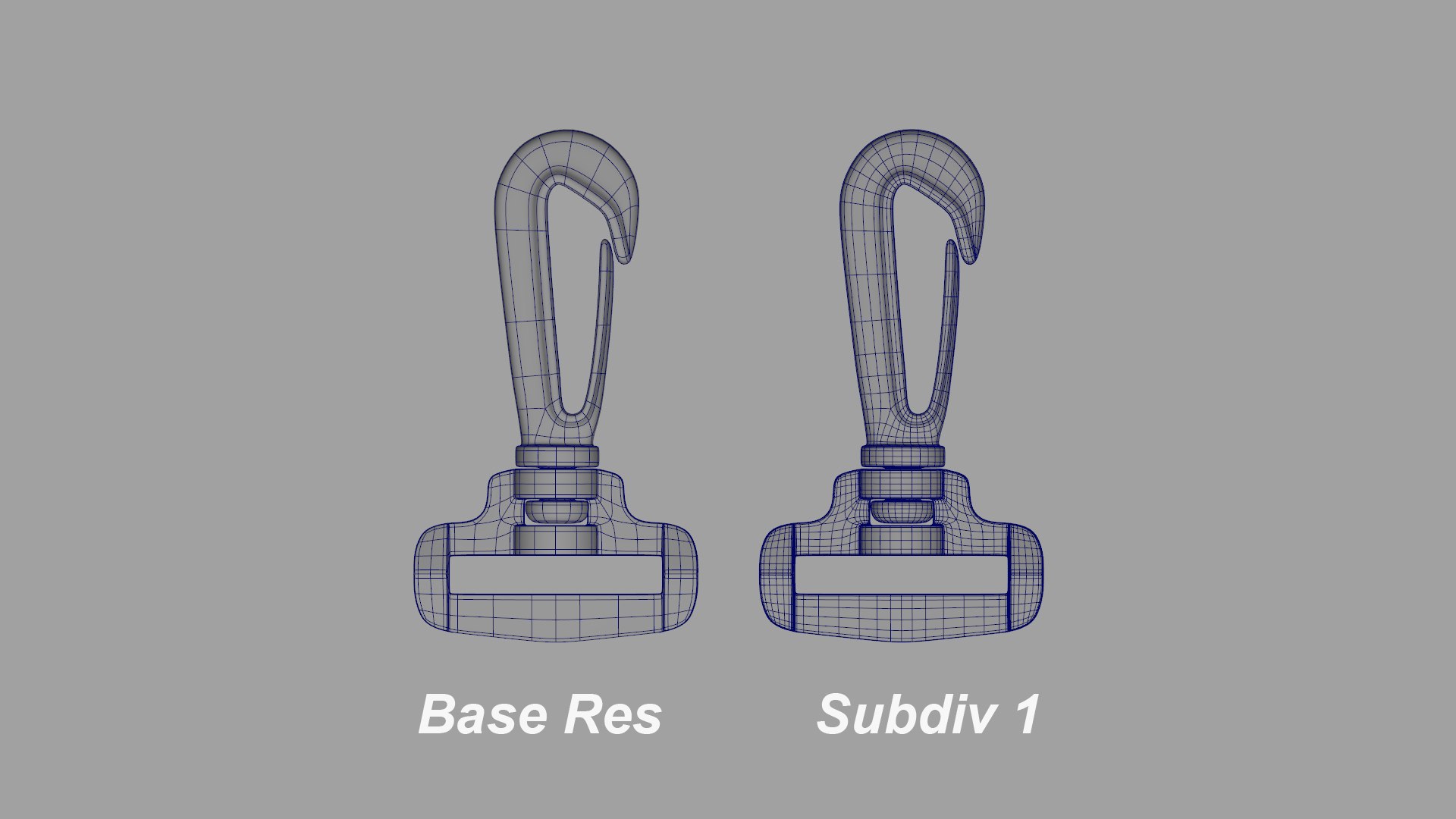 Swivel Snap Hook C 3D Model - TurboSquid 1732532