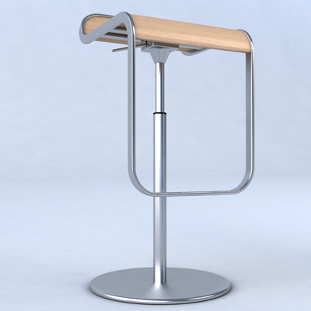 3d Model Of Lem Piston Stool