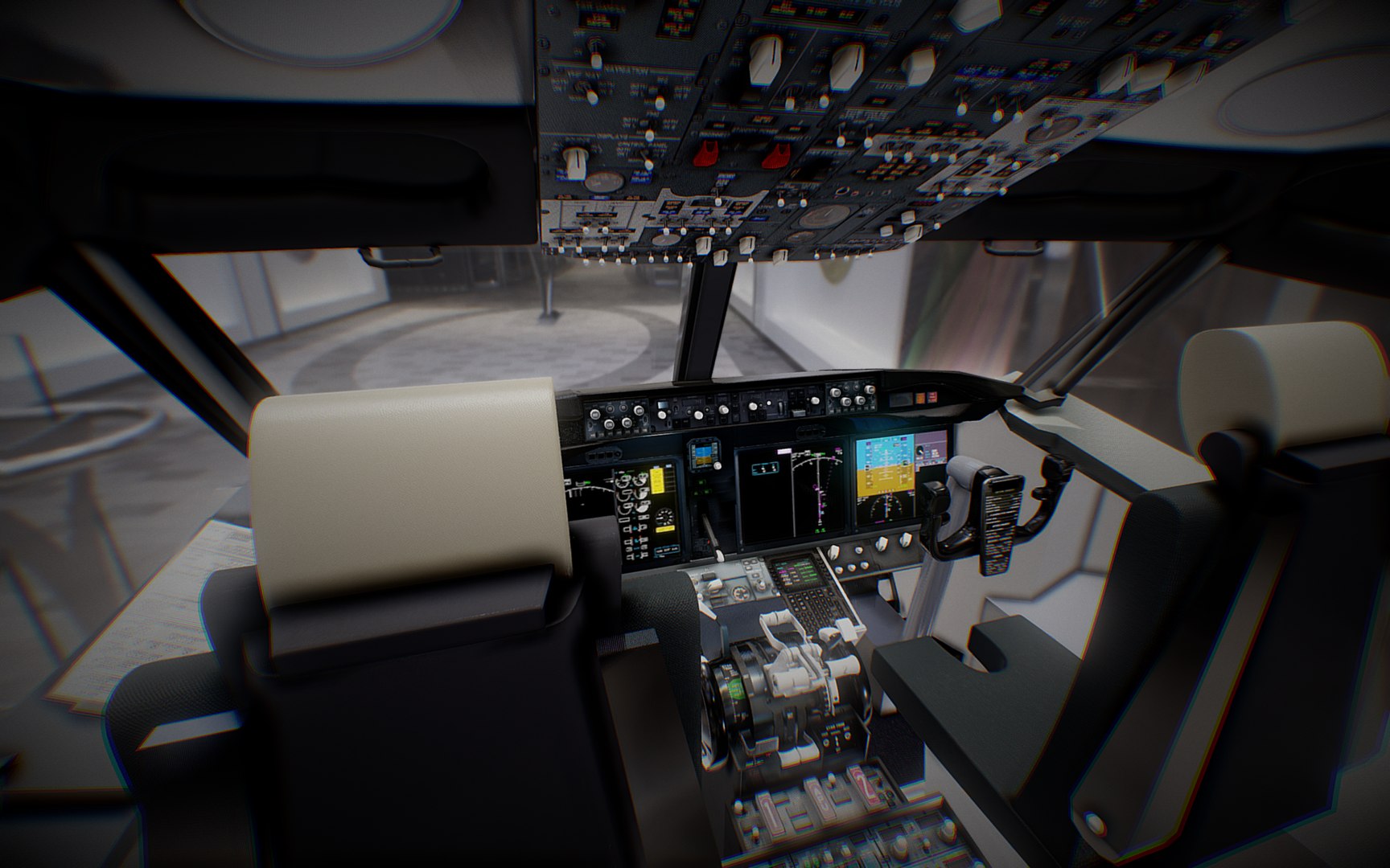 3D Boeing 737 Max Airplane Cockpit - TurboSquid 1885997