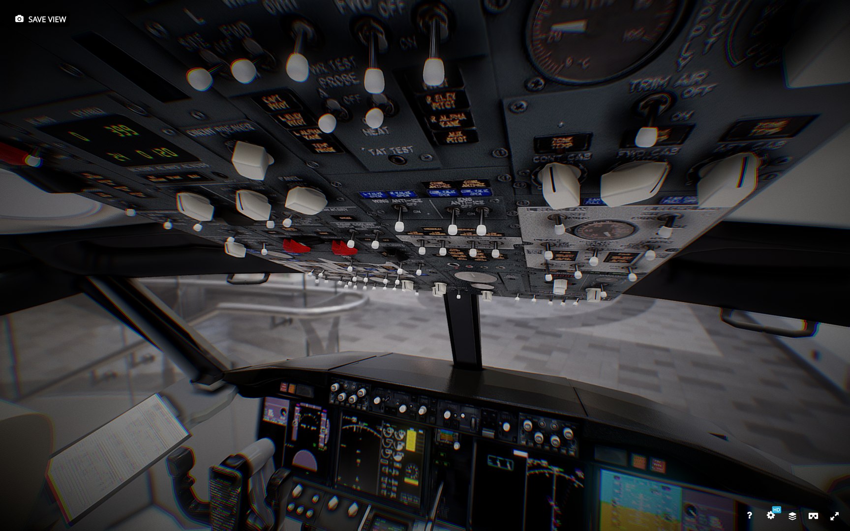 3D Boeing 737 Max Airplane Cockpit - TurboSquid 1885997