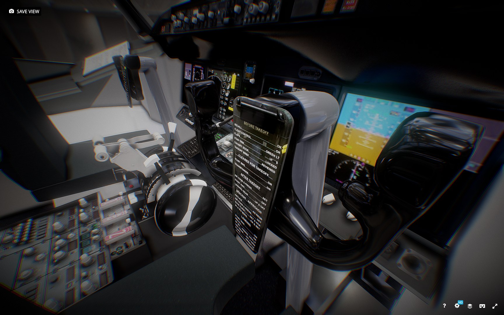 3D Boeing 737 Max Airplane Cockpit - TurboSquid 1885997
