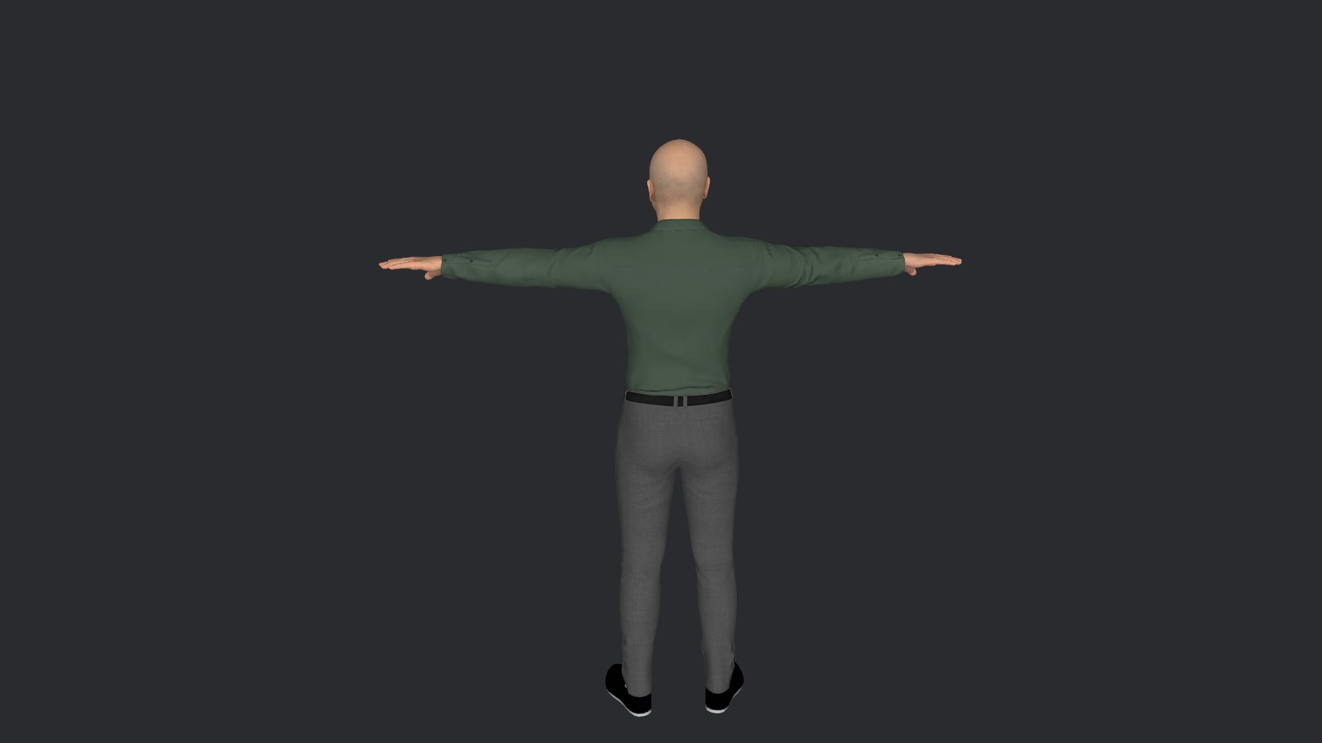 3D John Locke From Lost Hyper Realistic Full Body Fully Rigged 3D ...