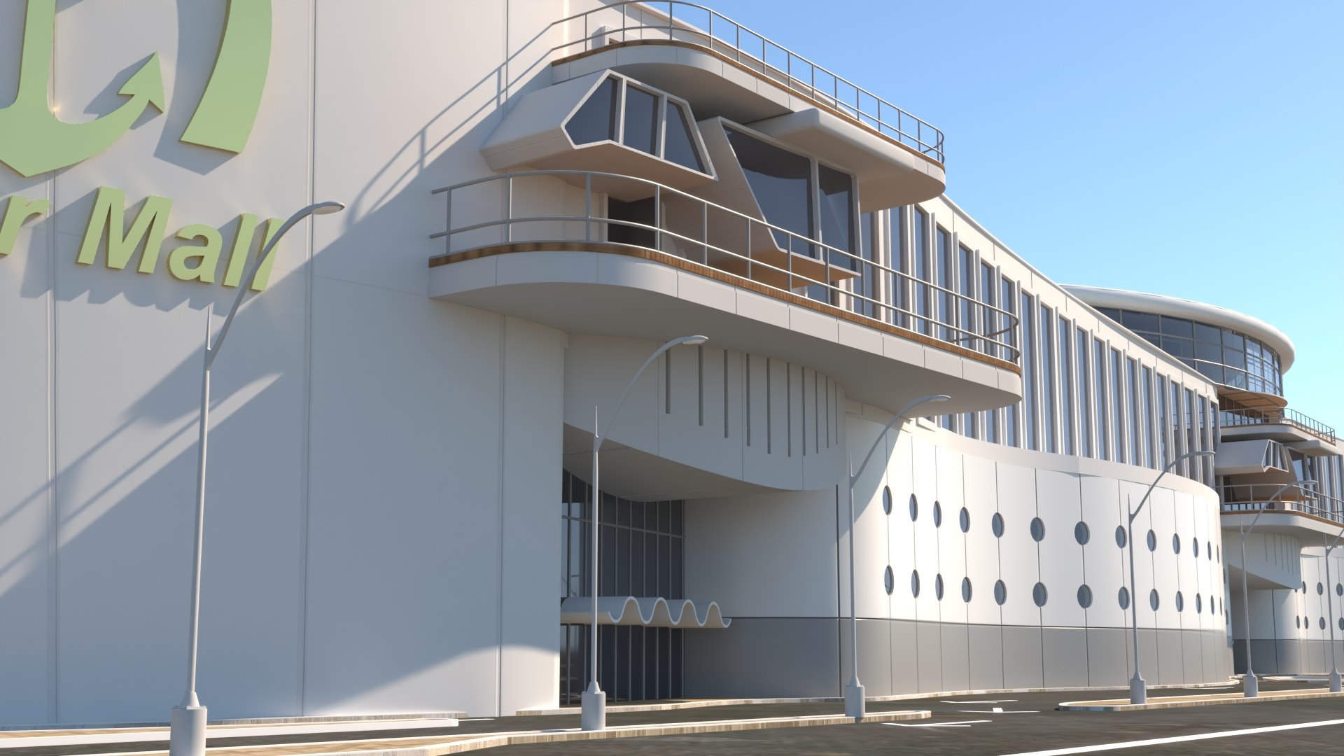 Mall Ship 3D Model - TurboSquid 2080323