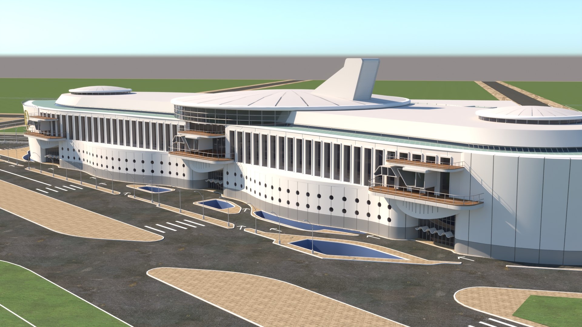 Mall Ship 3D Model - TurboSquid 2080323