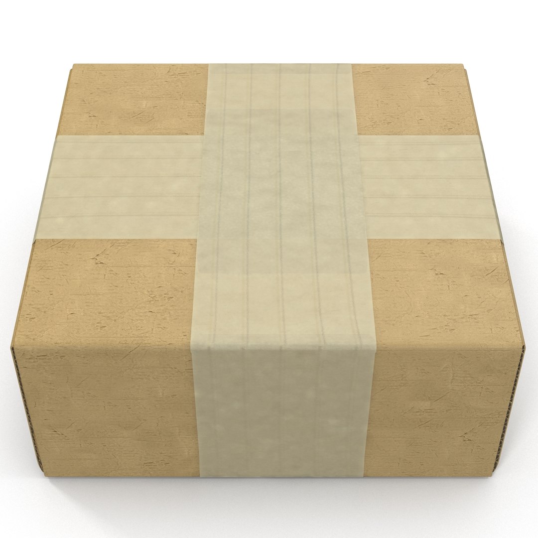 Cardboard Box 4 3d 3ds