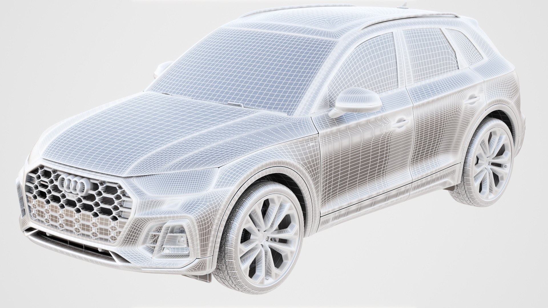 3D Audi Q5 2021 With Interior And Open Doors - TurboSquid 2087641