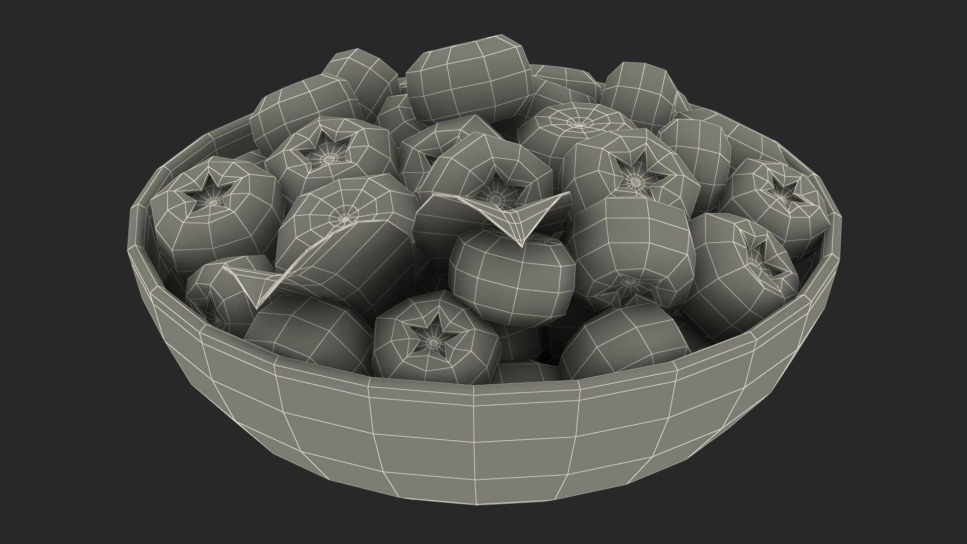 Fresh Blueberries In Bowl 3D Model - TurboSquid 2070402