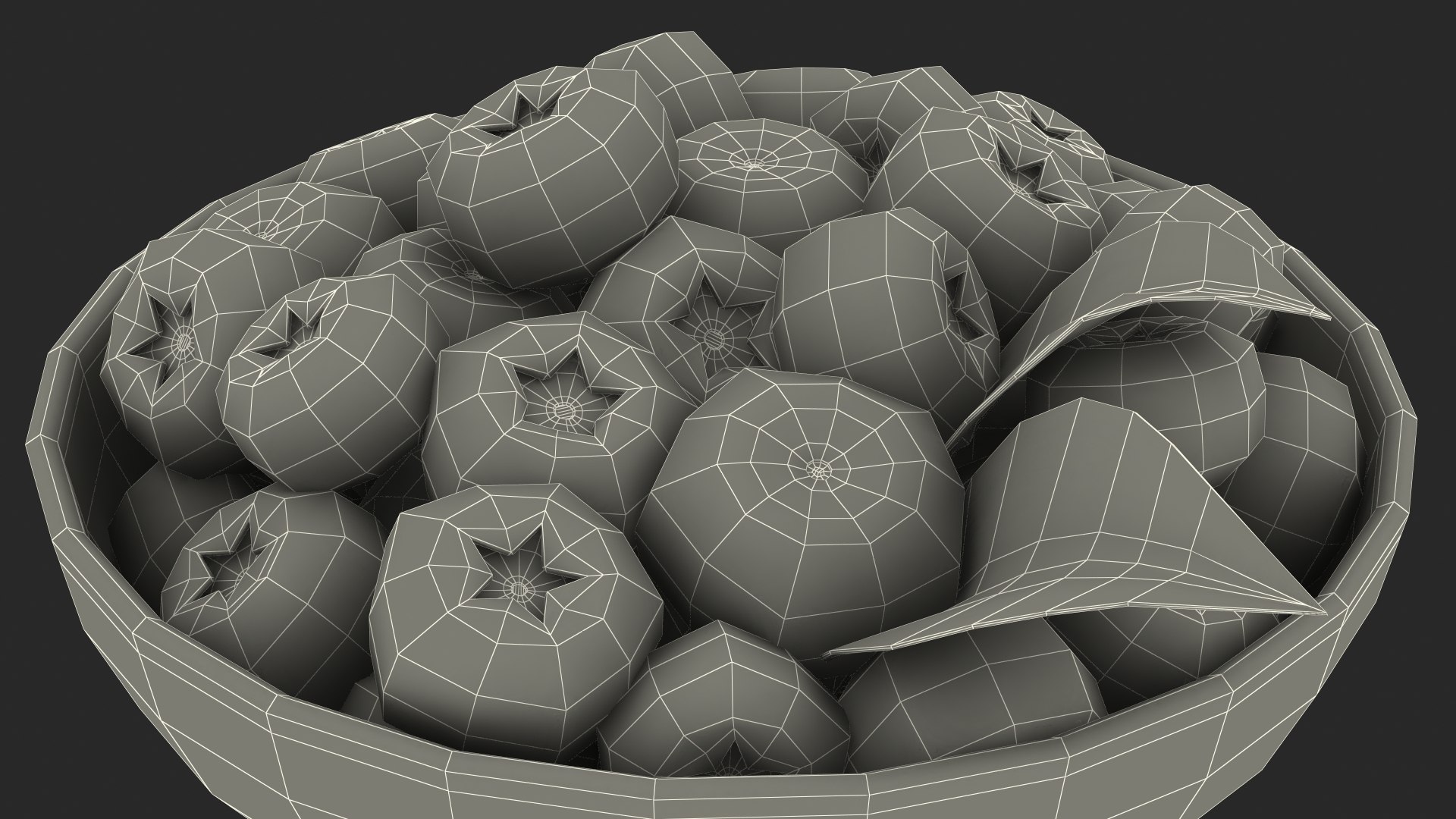 Fresh Blueberries In Bowl 3D Model - TurboSquid 2070402