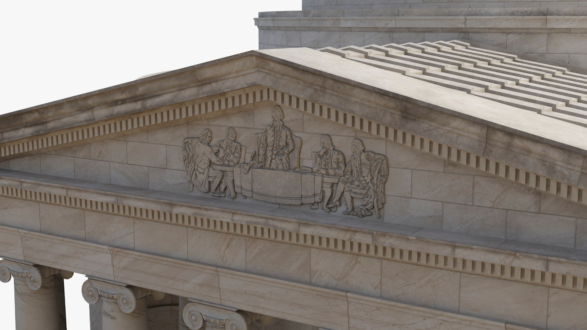 3D Thomas Jefferson Memorial Model - TurboSquid 2277396