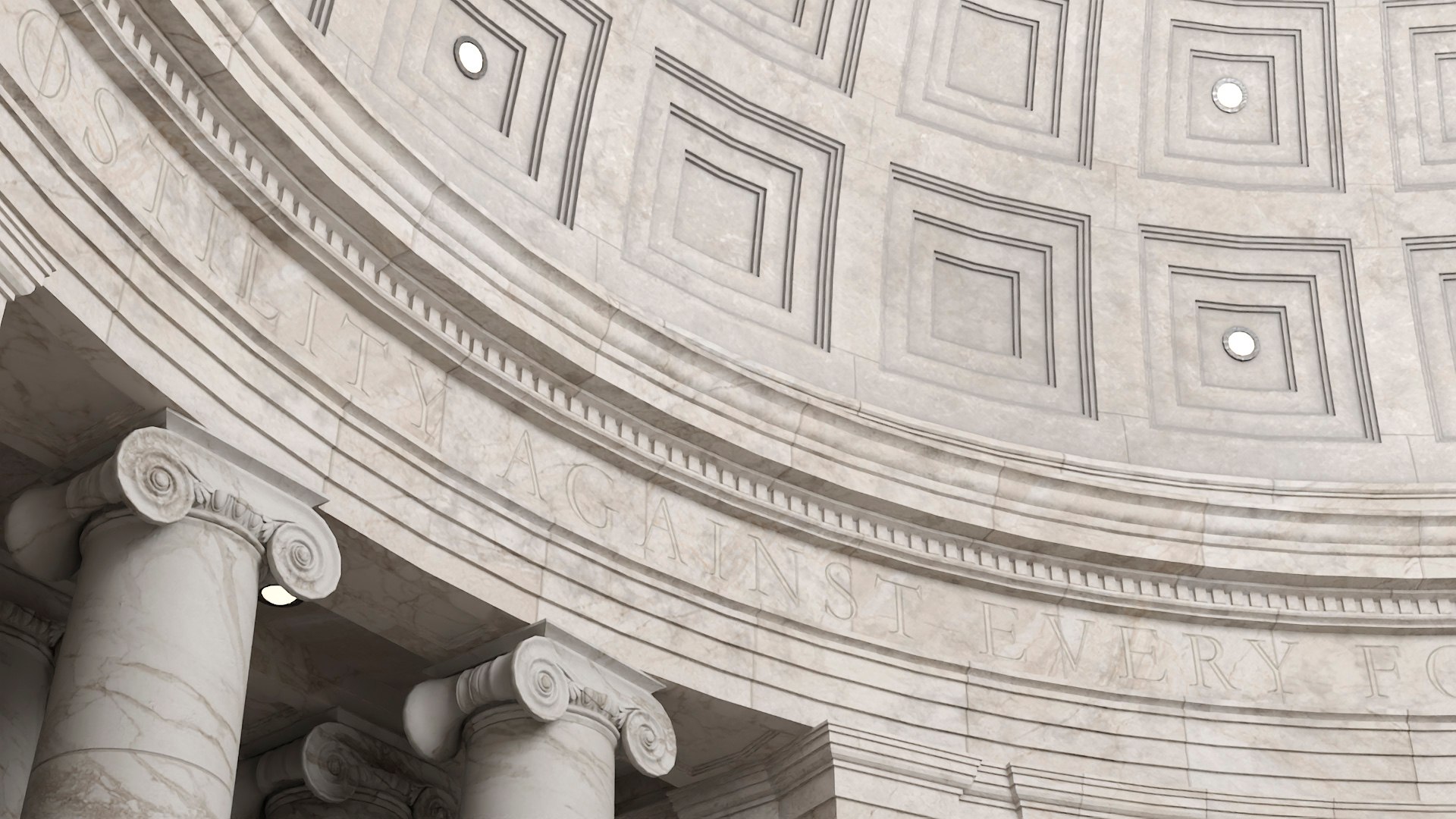 3D Thomas Jefferson Memorial Model - TurboSquid 2277396