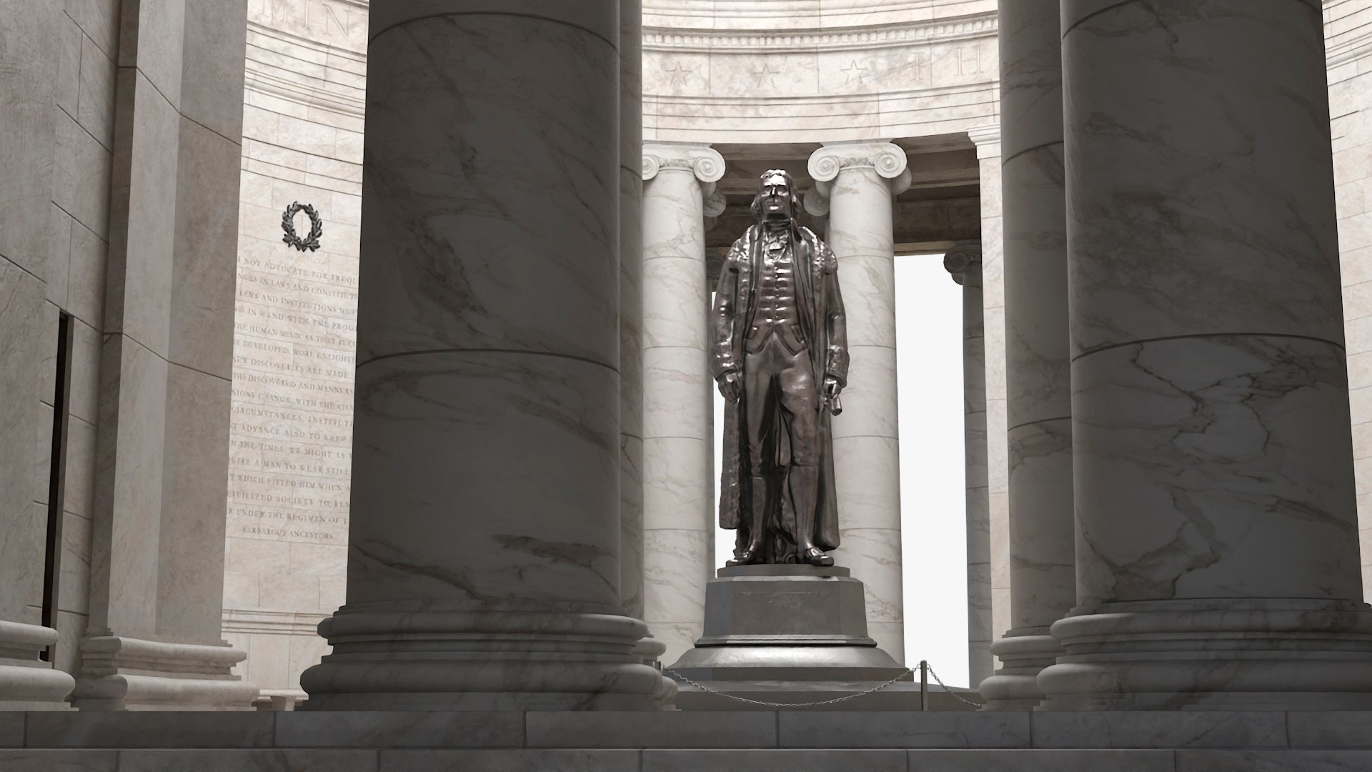 3D Thomas Jefferson Memorial Model - TurboSquid 2277396