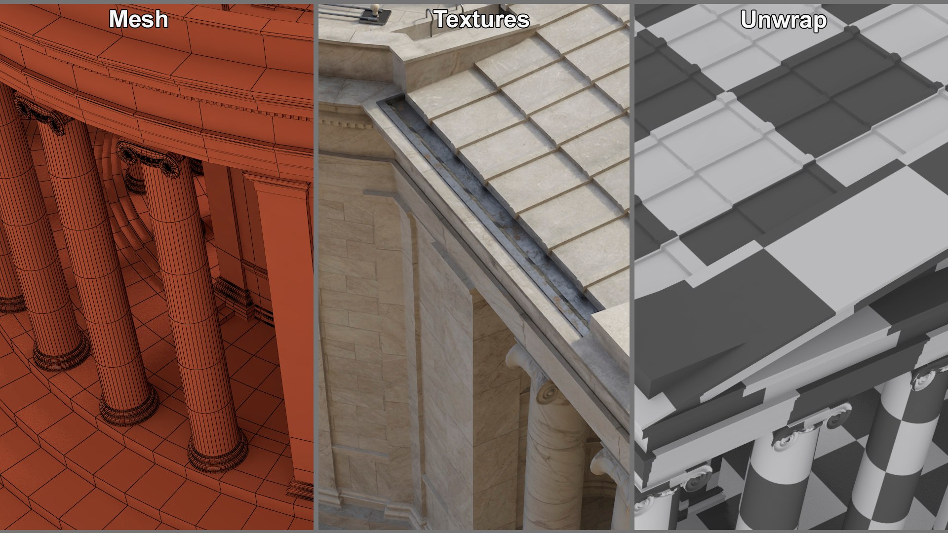 3D Thomas Jefferson Memorial Model - TurboSquid 2277396