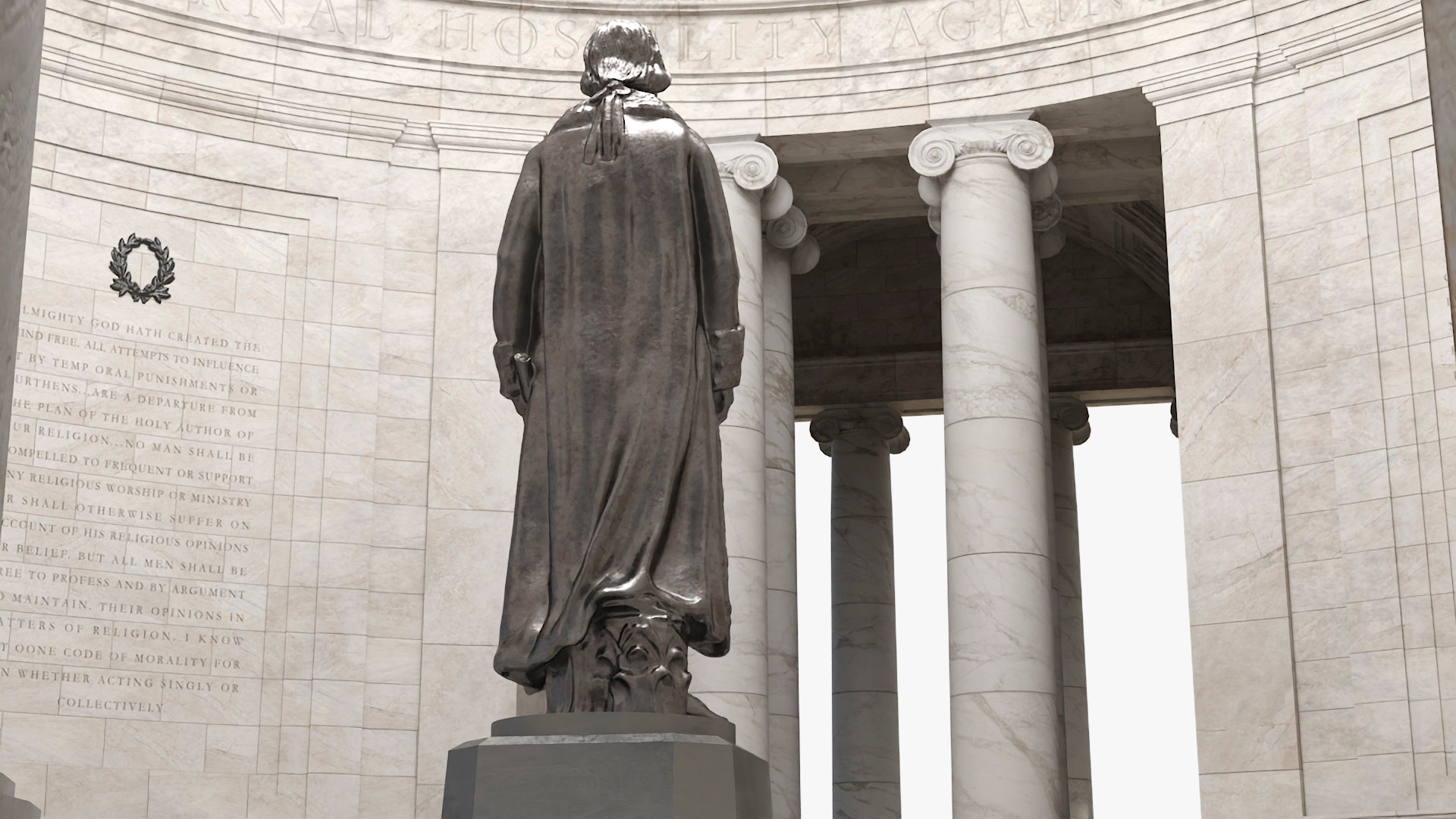 3D Thomas Jefferson Memorial Model - TurboSquid 2277396