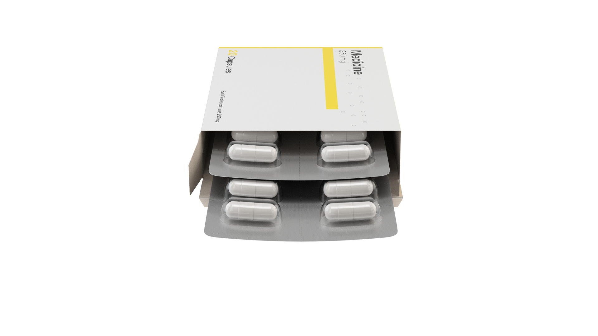 Packaged Medicine 3D model - TurboSquid 2154450