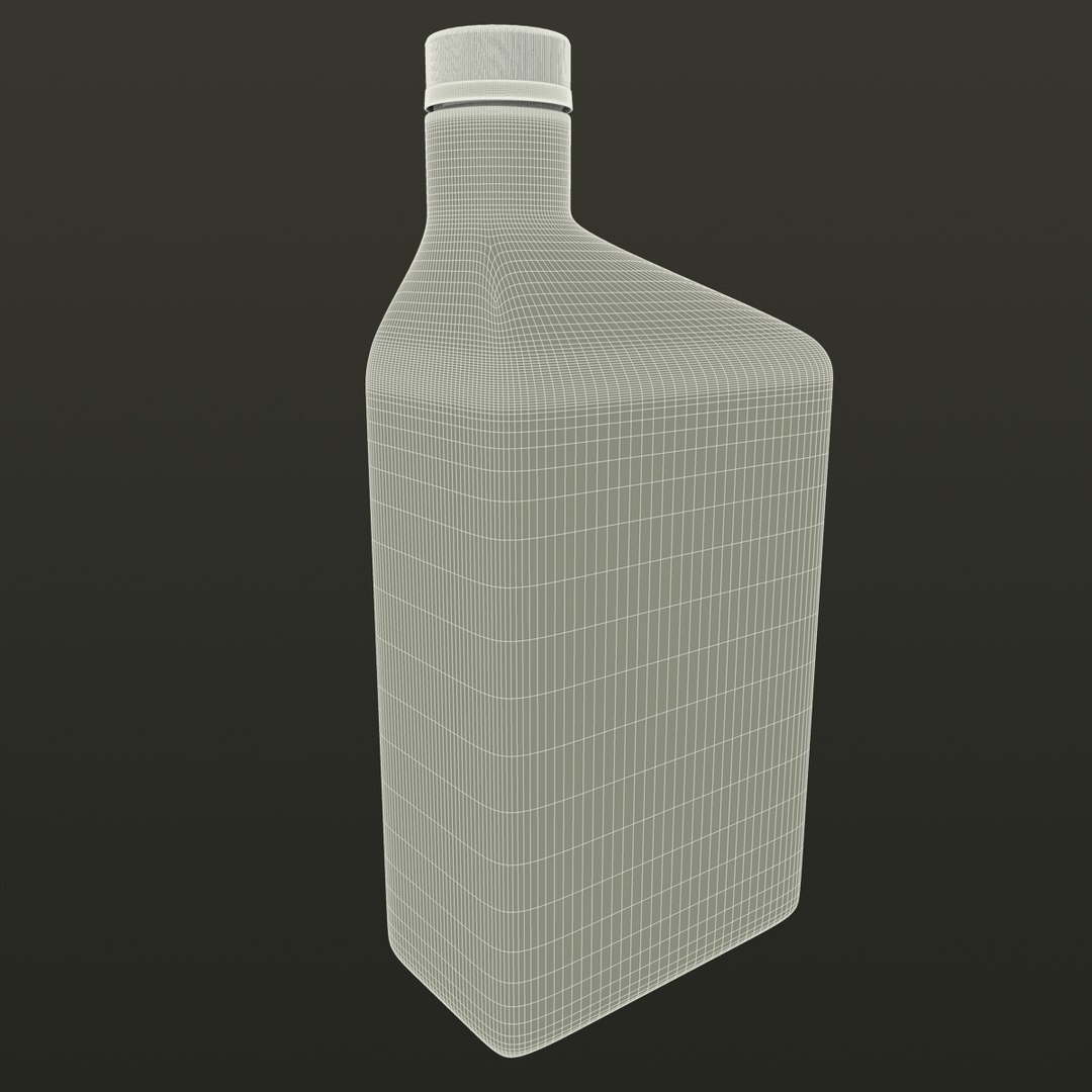Motor Oil Bottle 3d Model