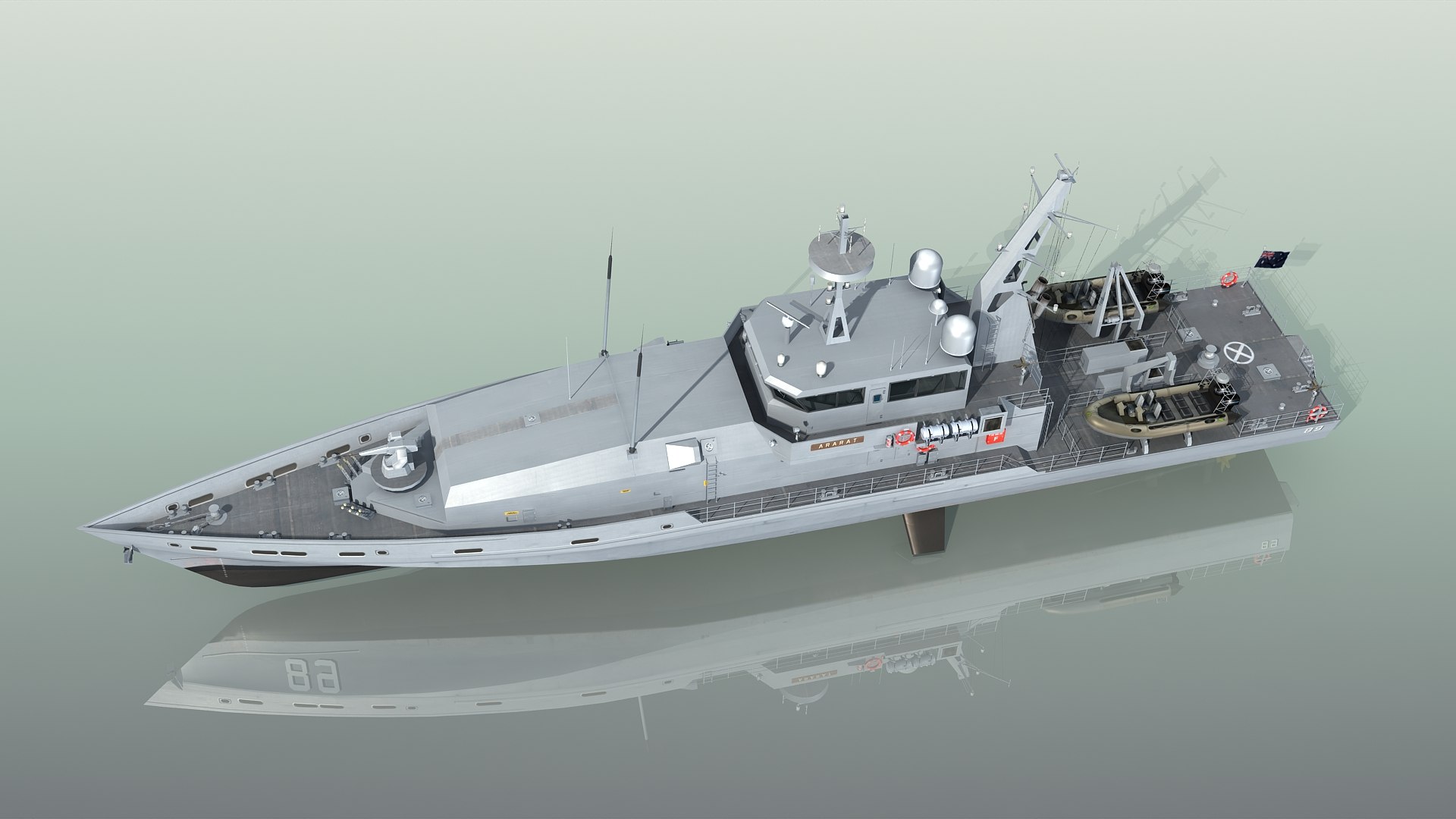 3D HMAS Ararat P89 Patrol Boat IMO 4512908 - TurboSquid 2192242