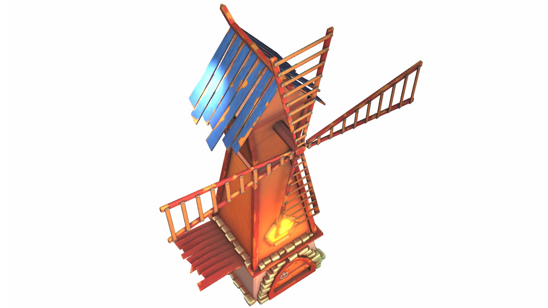 3D Stylized Windmill Model - TurboSquid 2025022